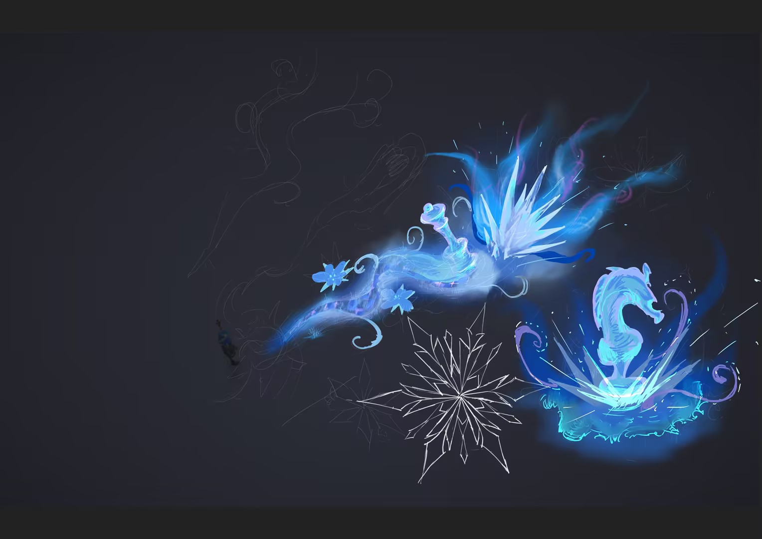 冰特效设计\质感练习-冰雪象棋-游戏特效原创作品-Magesbox
